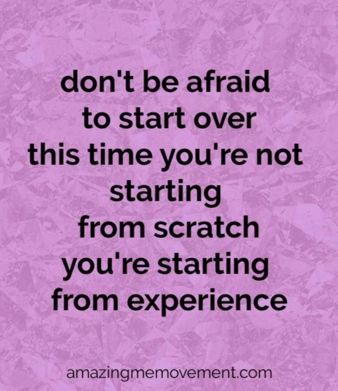 Starting over… – In My Words